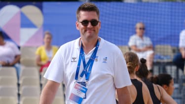 Deutschlands Beachhandball-Nationaltrainer Alexander Novakovic im ...